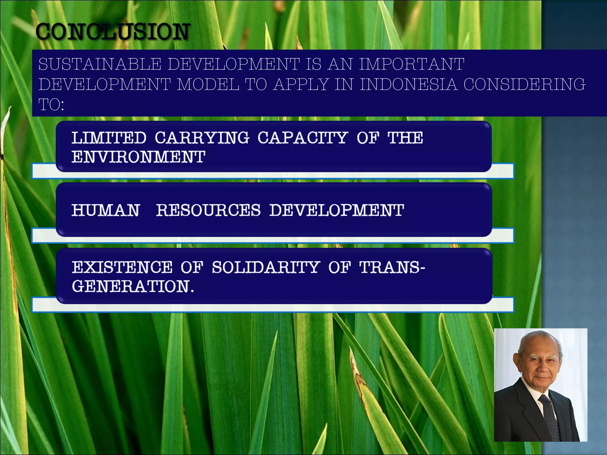 pembangunan berkelanjutan: Prof. Emil Salim | PPT