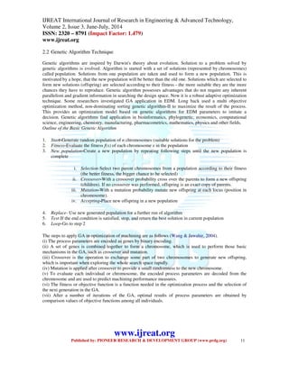 Latest Research Trend of optimization Techniques in Electric Discharge ...