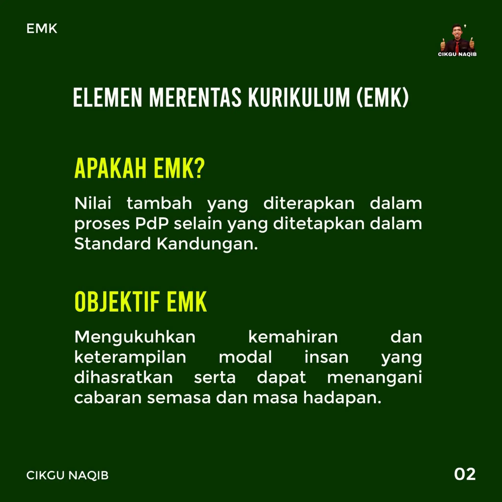 EMK (Elemen Merentas Kurikulum) | PDF