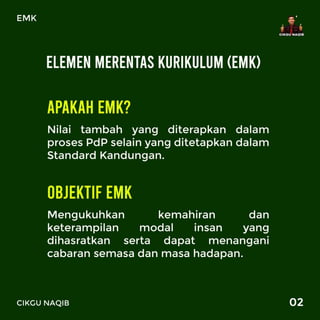 EMK (Elemen Merentas Kurikulum) | PDF
