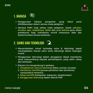 EMK (Elemen Merentas Kurikulum) | PDF