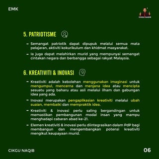 EMK (Elemen Merentas Kurikulum) | PDF