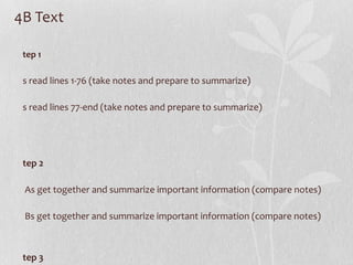 29. idiom, summarizing, 4 b text | PPT