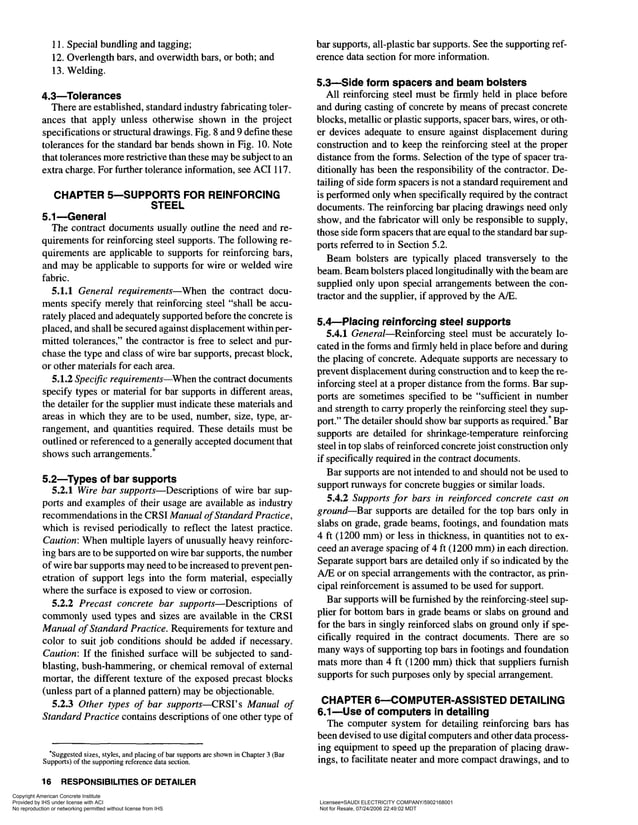 29 JUN-2015 - ACI SP66 (040 RE-BAR DETAILING MANUALl | PDF
