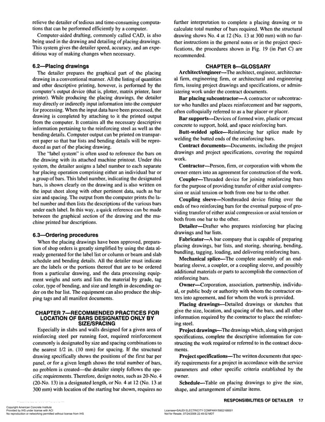 29 JUN-2015 - ACI SP66 (040 RE-BAR DETAILING MANUALl | PDF