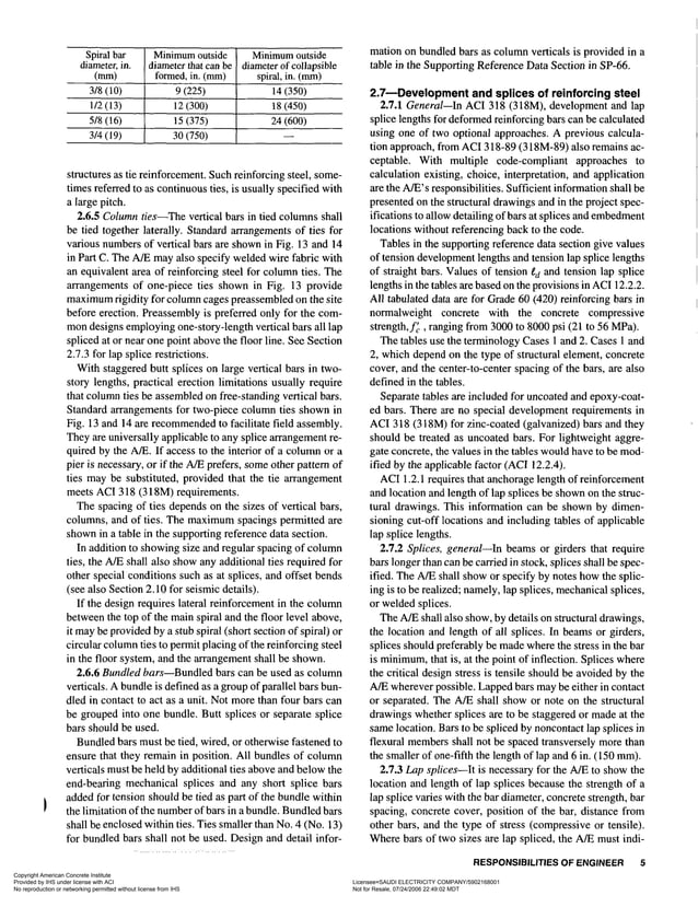 29 JUN-2015 - ACI SP66 (040 RE-BAR DETAILING MANUALl | PDF