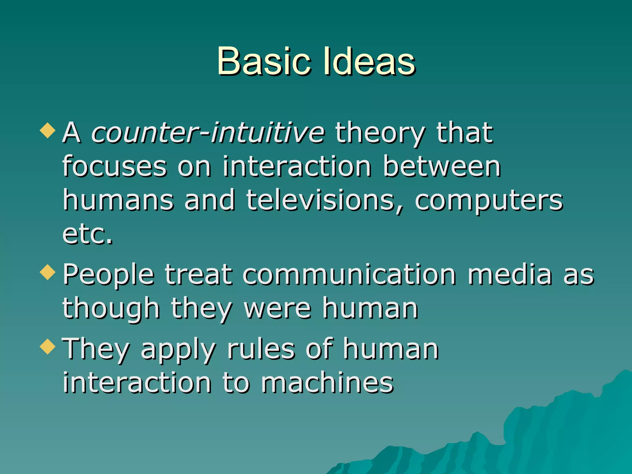 The Media Equation | PPT