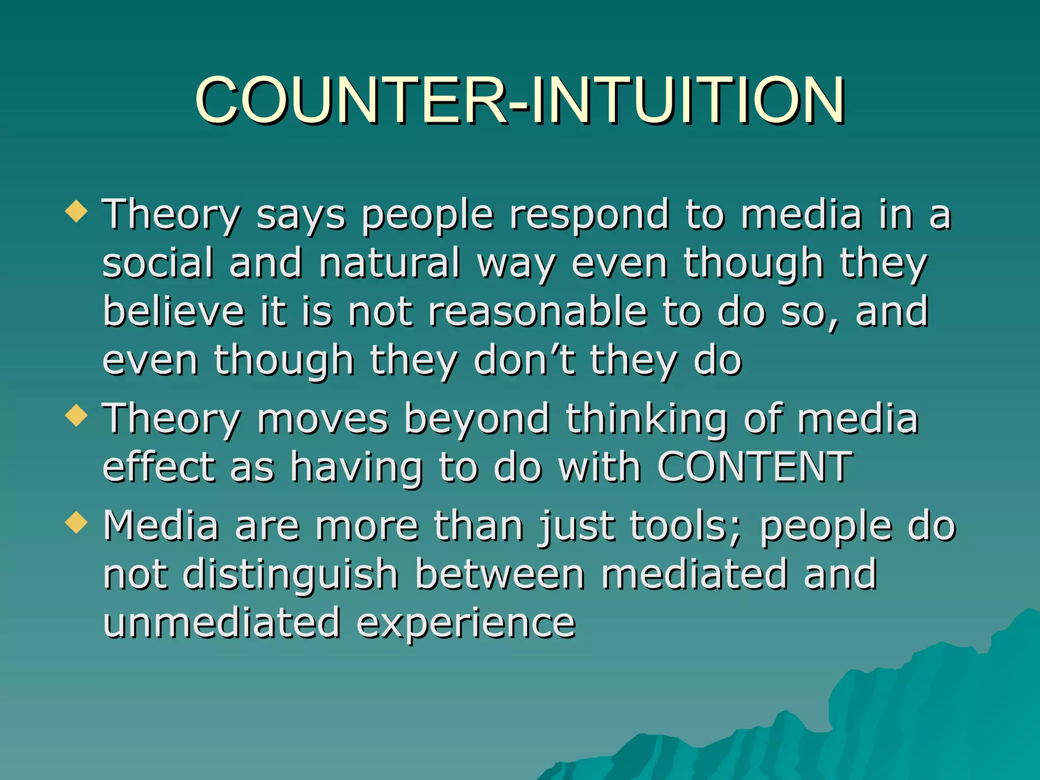 The Media Equation | PPT