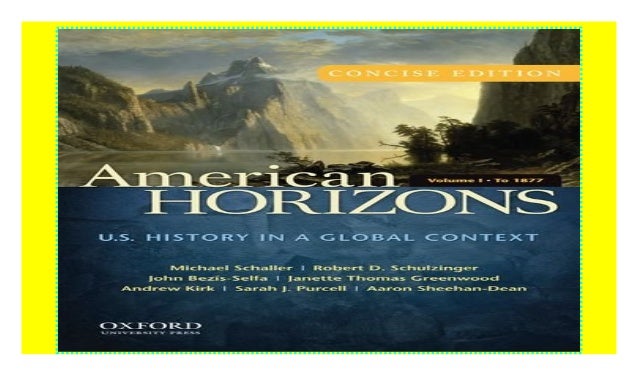 American Horizons Us History Book Pdf