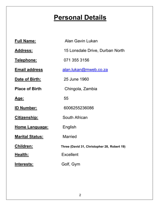 cv - alan lukan | PDF