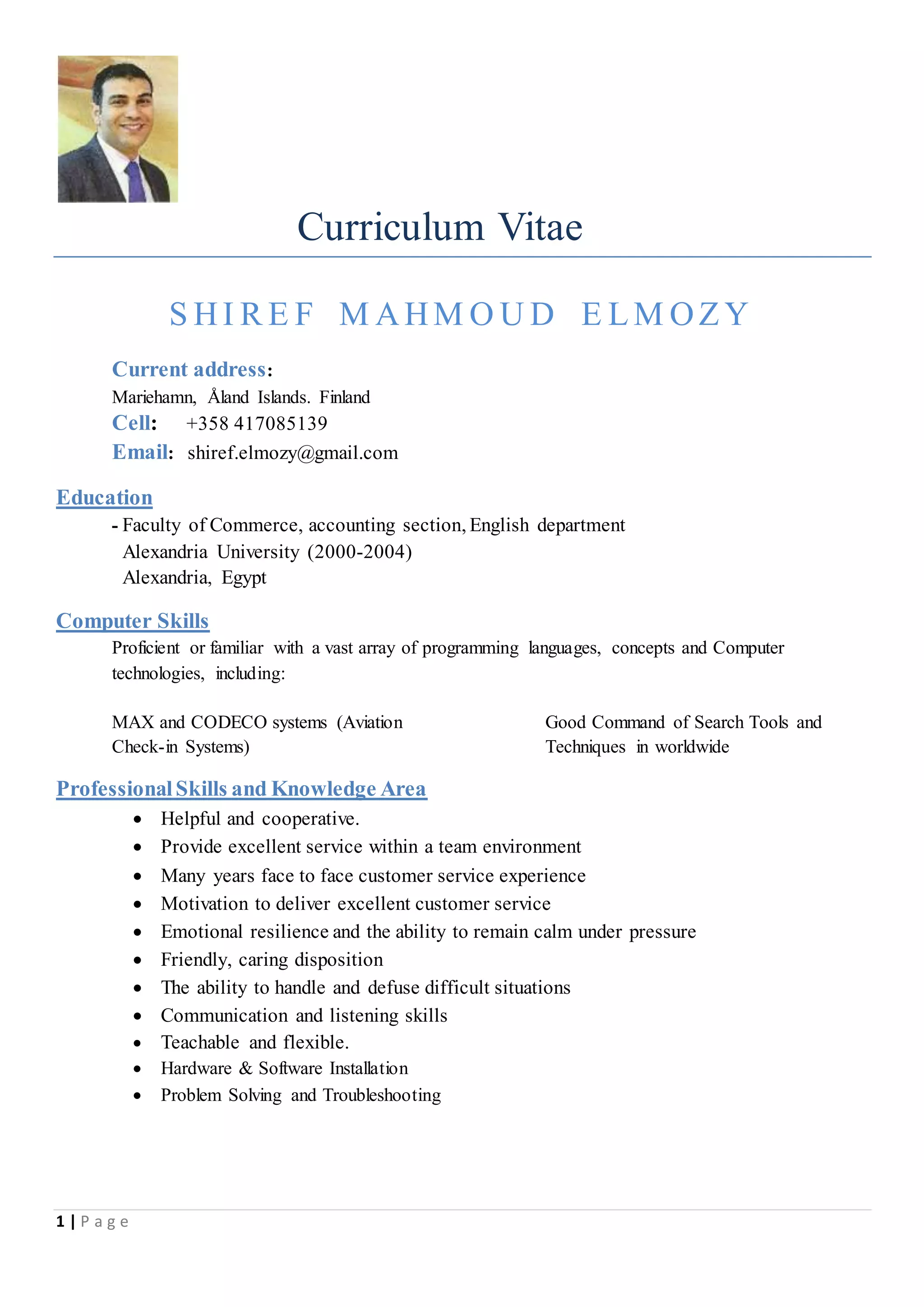 sherif cv E | PDF