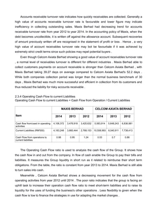 290904968 financial-analysis-celcom-vs-maxis-2012-2014 | PDF