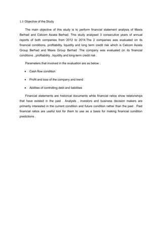 290904968 financial-analysis-celcom-vs-maxis-2012-2014 | PDF