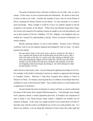 Christian Education Philosophy | DOC