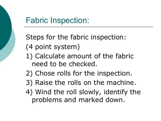 Consump approval anr Fabric Inspection Presented by- Sohel