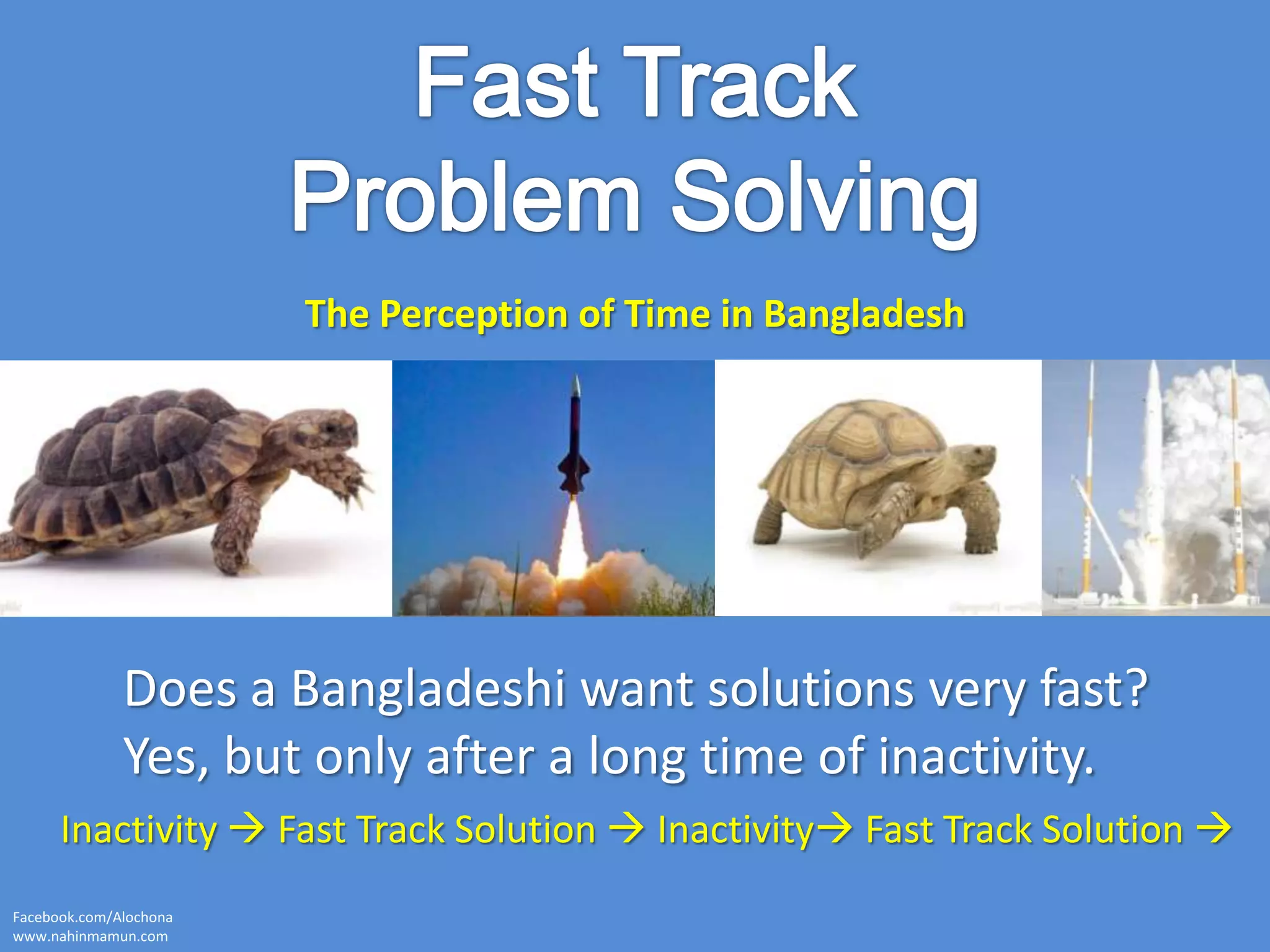 Fast Track Problem Solving in Bangladesh | PPT