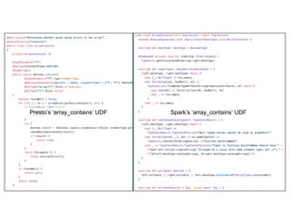 Portable UDFs: Write Once, Run Anywhere | PDF
