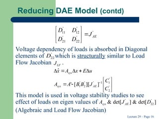 Power system dynamics and Stability analysis | PPT
