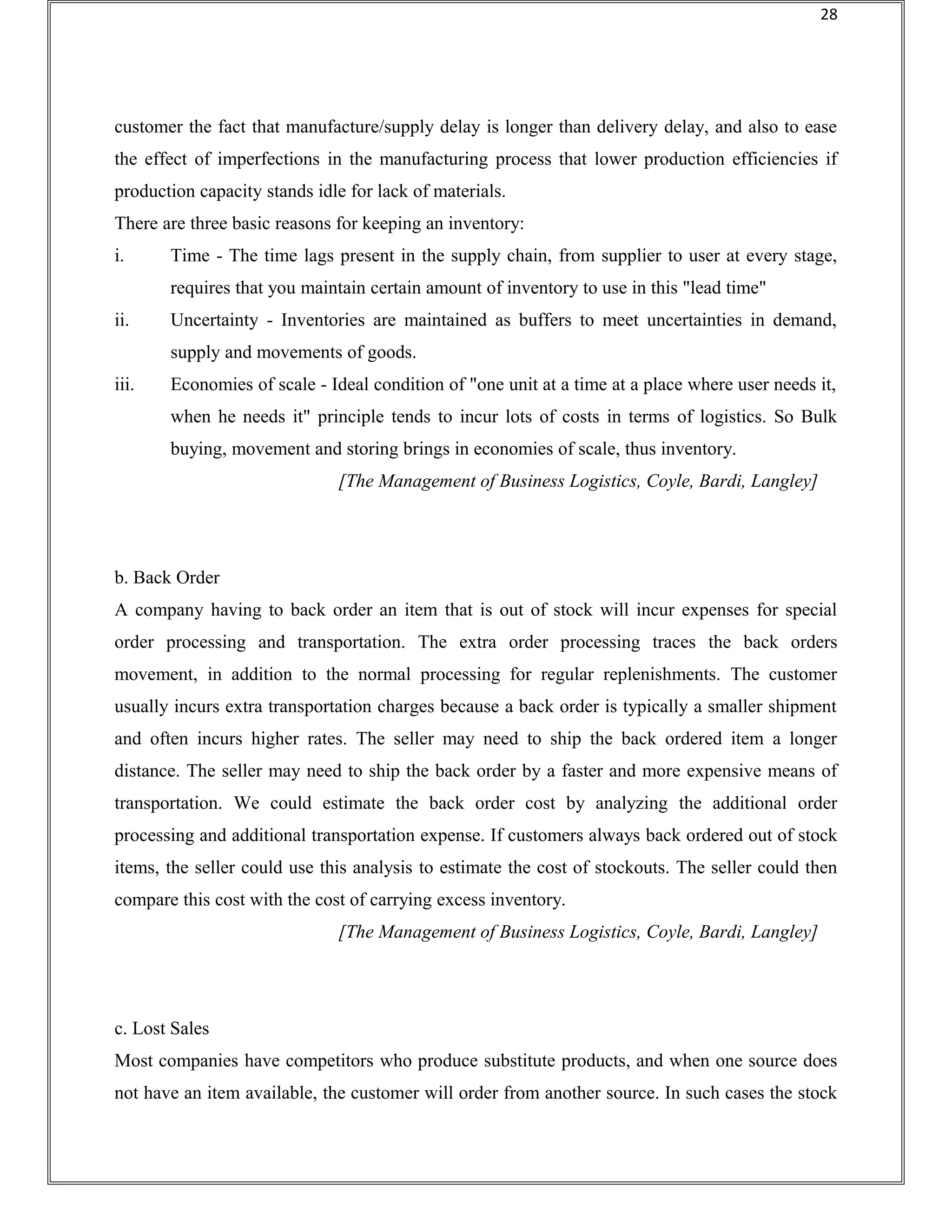 Logistics-project-report | DOC