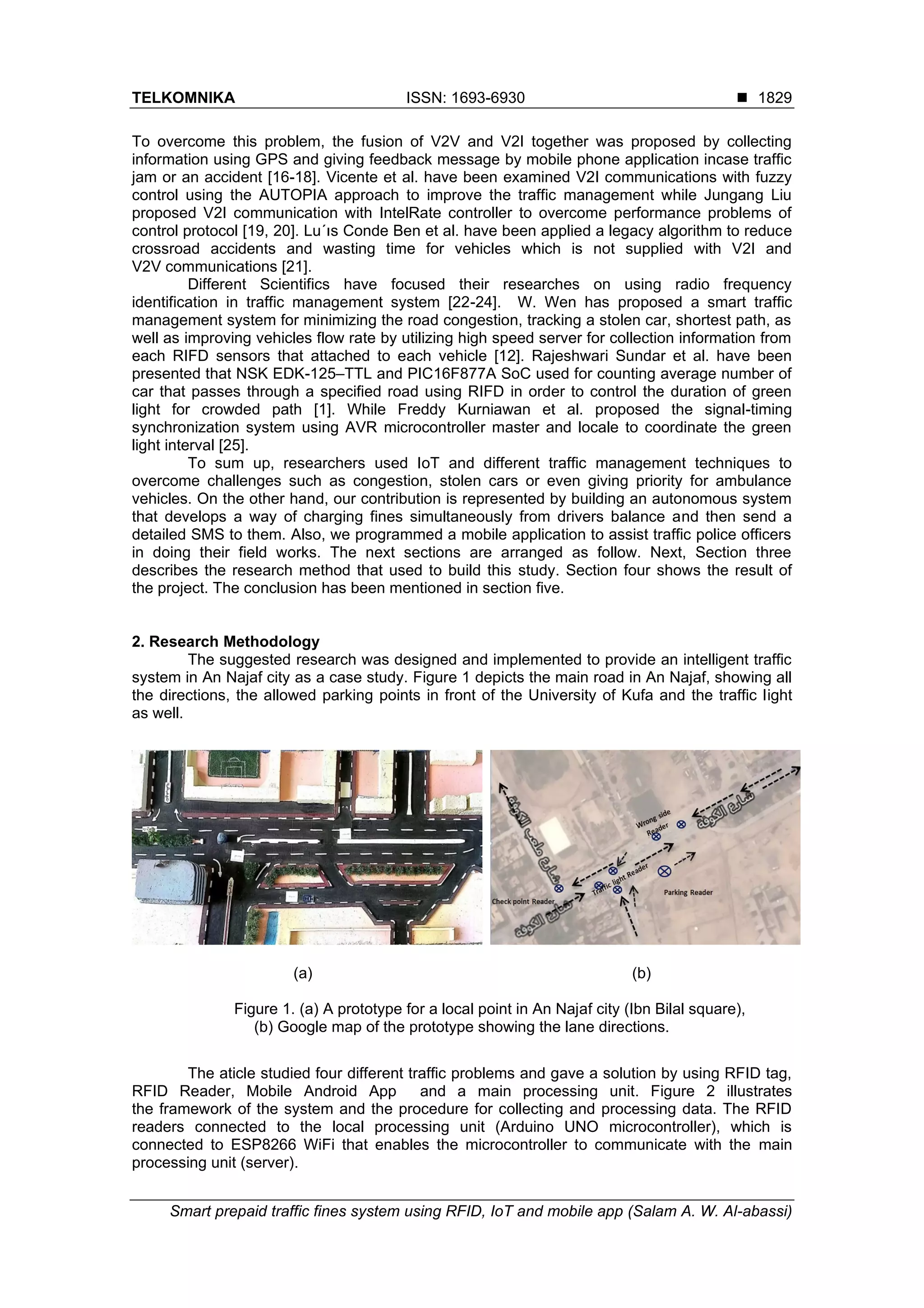 Smart prepaid traffic fines system using RFID, IoT and mobile app | PDF