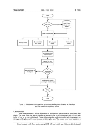 Smart prepaid traffic fines system using RFID, IoT and mobile app | PDF | Business | Business ...