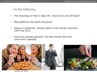 Food in modern everyday life: meanings, practices and concerns - Lotte ...