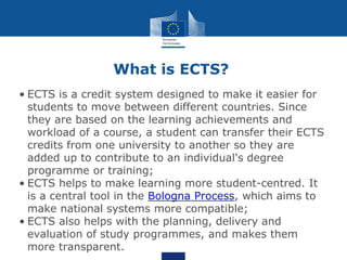 EU Scholarships - EHEVF 2015 | PPT