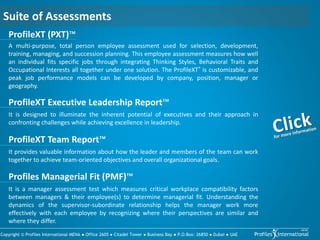 Profiles International Company Profile v.2 | PPT