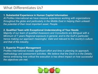 Profiles International Company Profile v.2 | PPT