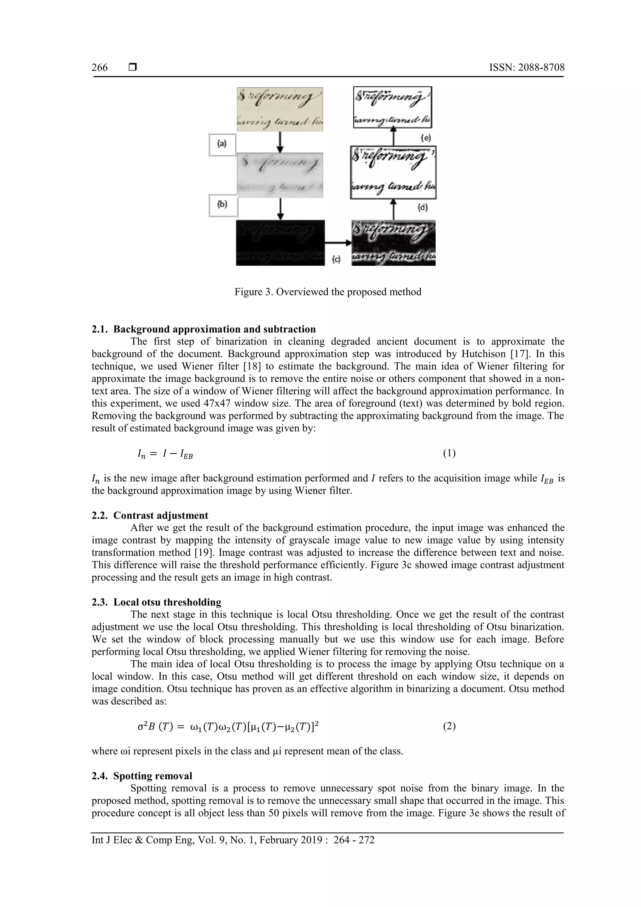 Improvement of binarization performance using local otsu thresholding | PDF | Photo Editing ...