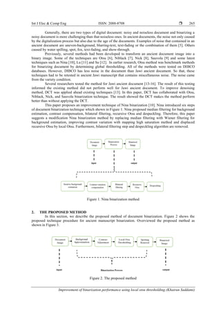 Improvement of binarization performance using local otsu thresholding | PDF | Photo Editing ...