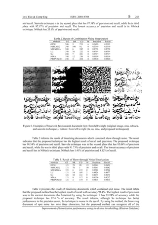 Improvement of binarization performance using local otsu thresholding | PDF | Photo Editing ...
