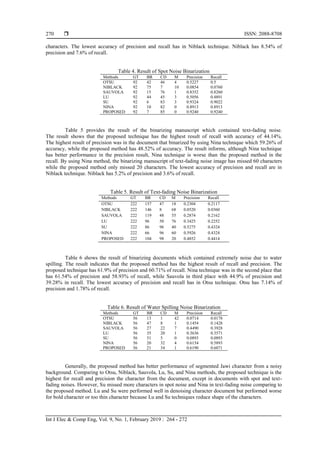 Improvement of binarization performance using local otsu thresholding | PDF | Photo Editing ...