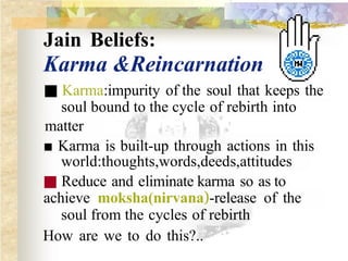 History and social characteristics of Jainism | PPT