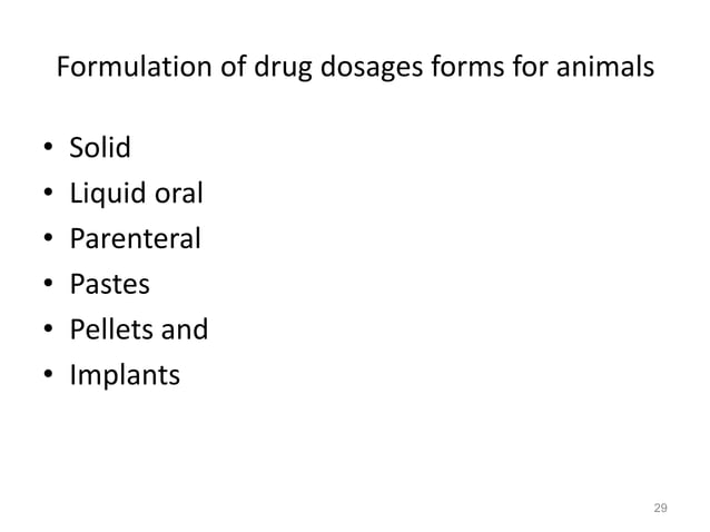 Pharmacology of Animals-Veterinary-Dosage-Forms.ppt