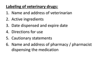 Pharmacology of Animals-Veterinary-Dosage-Forms.ppt