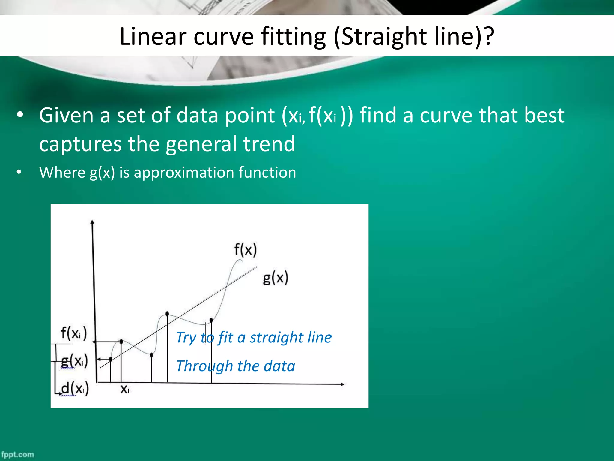 Curve fitting | PPTX