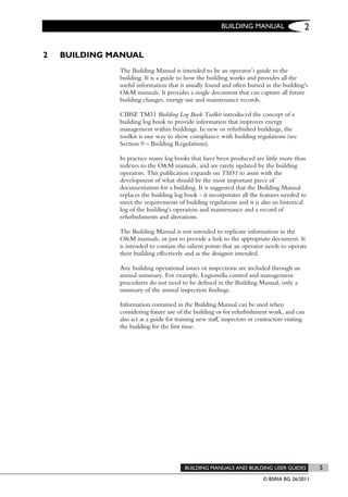 Bsria Guide Bg 262011 Building Manuals And Building User Guides ...