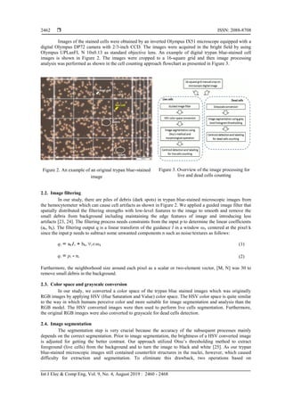 Live and Dead Cells Counting from Microscopic Trypan Blue Staining Images using Thresholding and ...
