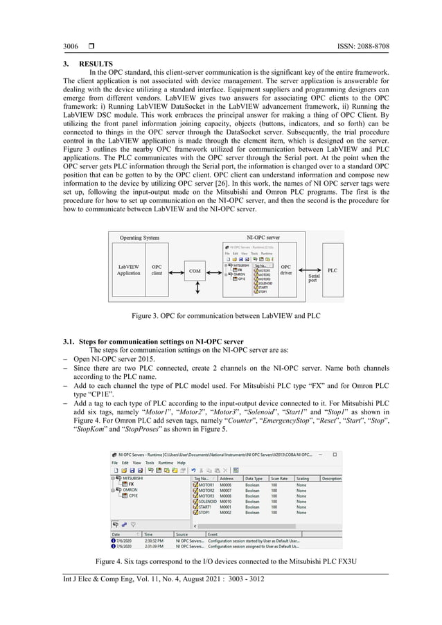 Improved control and monitor two different PLC using LabVIEW and NI-OPC ...