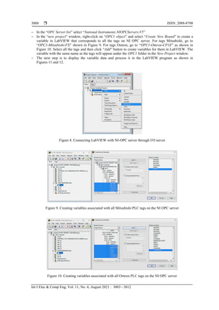 Improved control and monitor two different PLC using LabVIEW and NI-OPC server | PDF