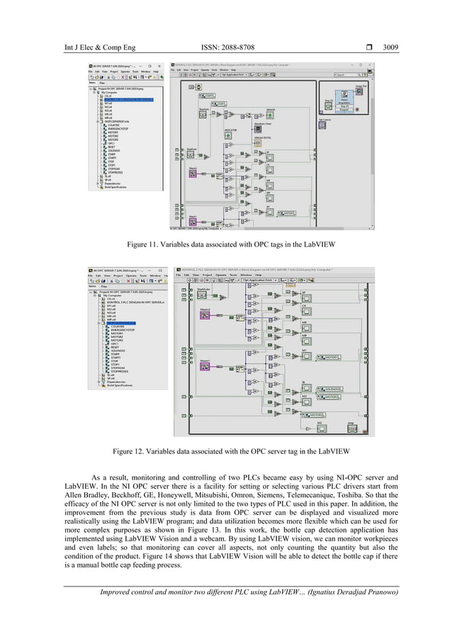 Improved control and monitor two different PLC using LabVIEW and NI-OPC ...