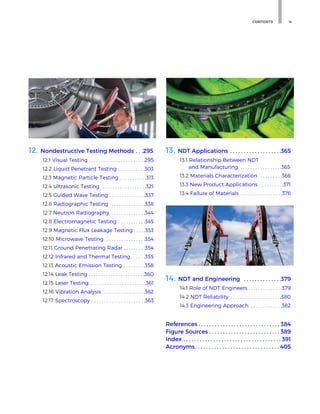 Materials And Process For Ndt Technology The American Society For ...