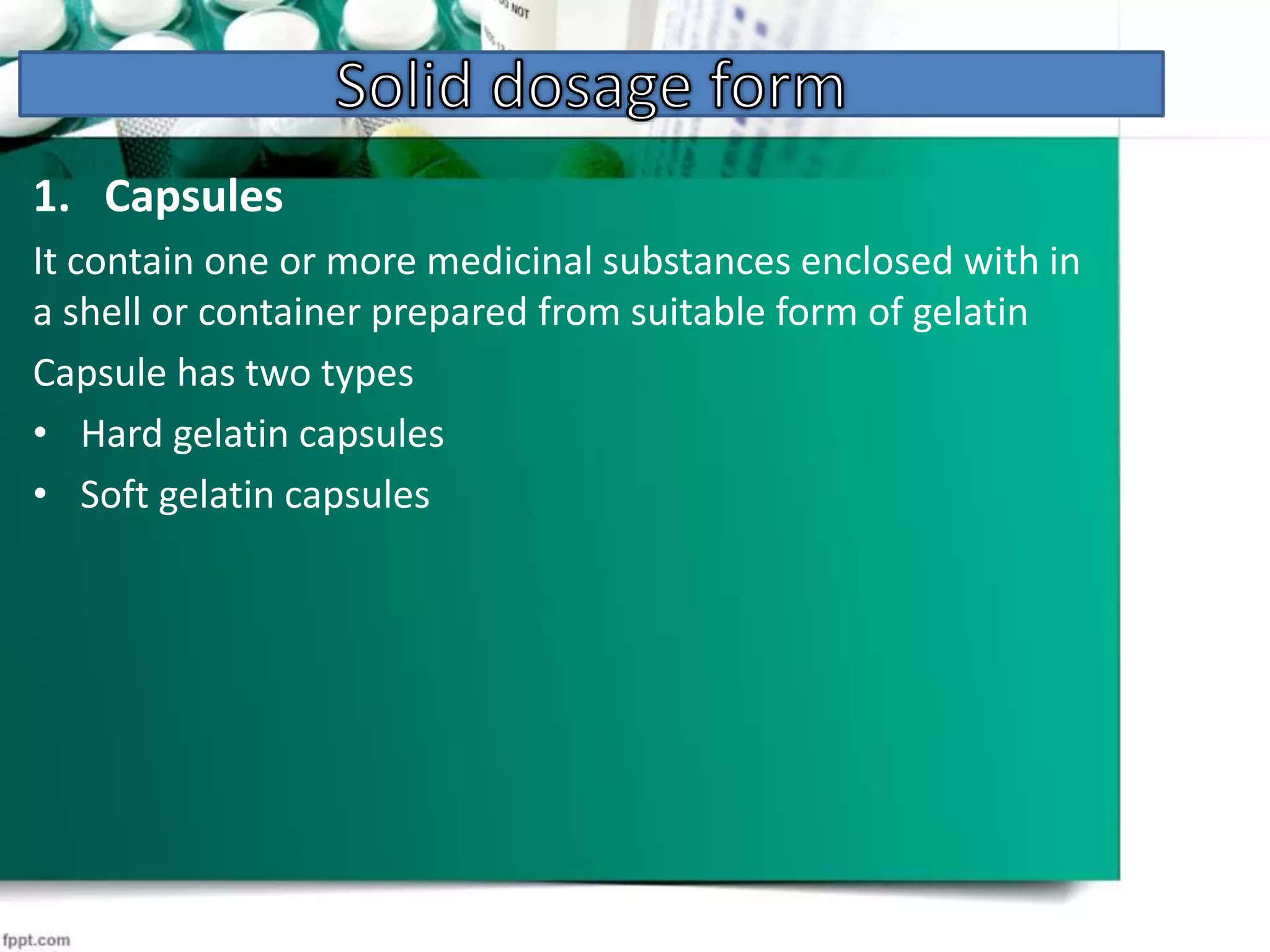 Drug Dosage Forms | PPTX