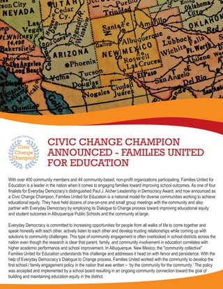 families united for education - civic change champion 100418 | PDF