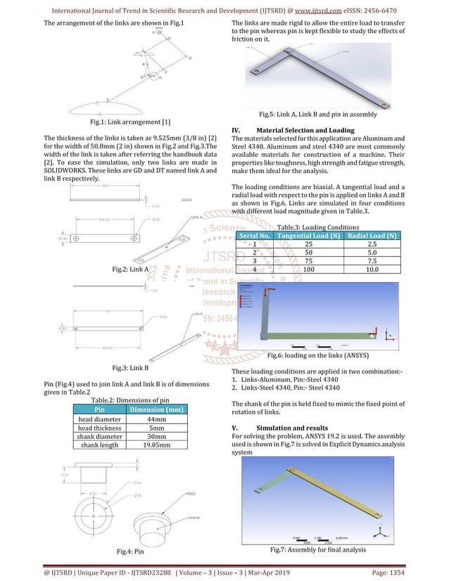 Study of Effect of Friction on the Pin of Pantograph Mechanism | PDF
