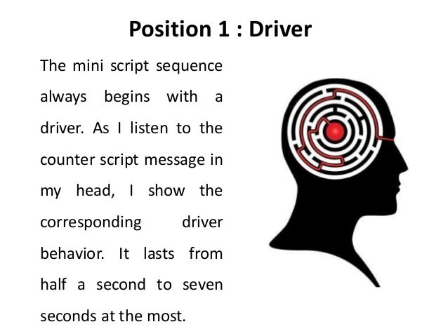 Position 1 driver (mini script) transactional analysis - Manu Melw…
