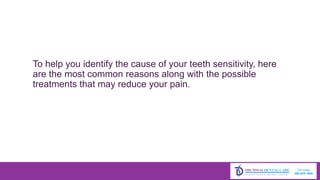 What causes sensitive teeth | PPT