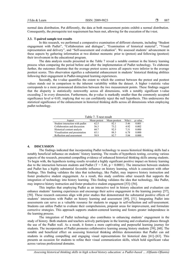 Assessing historical thinking skills in high school history education ...