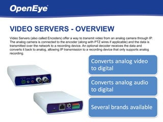 OpenEye IP Video Basics | PPT